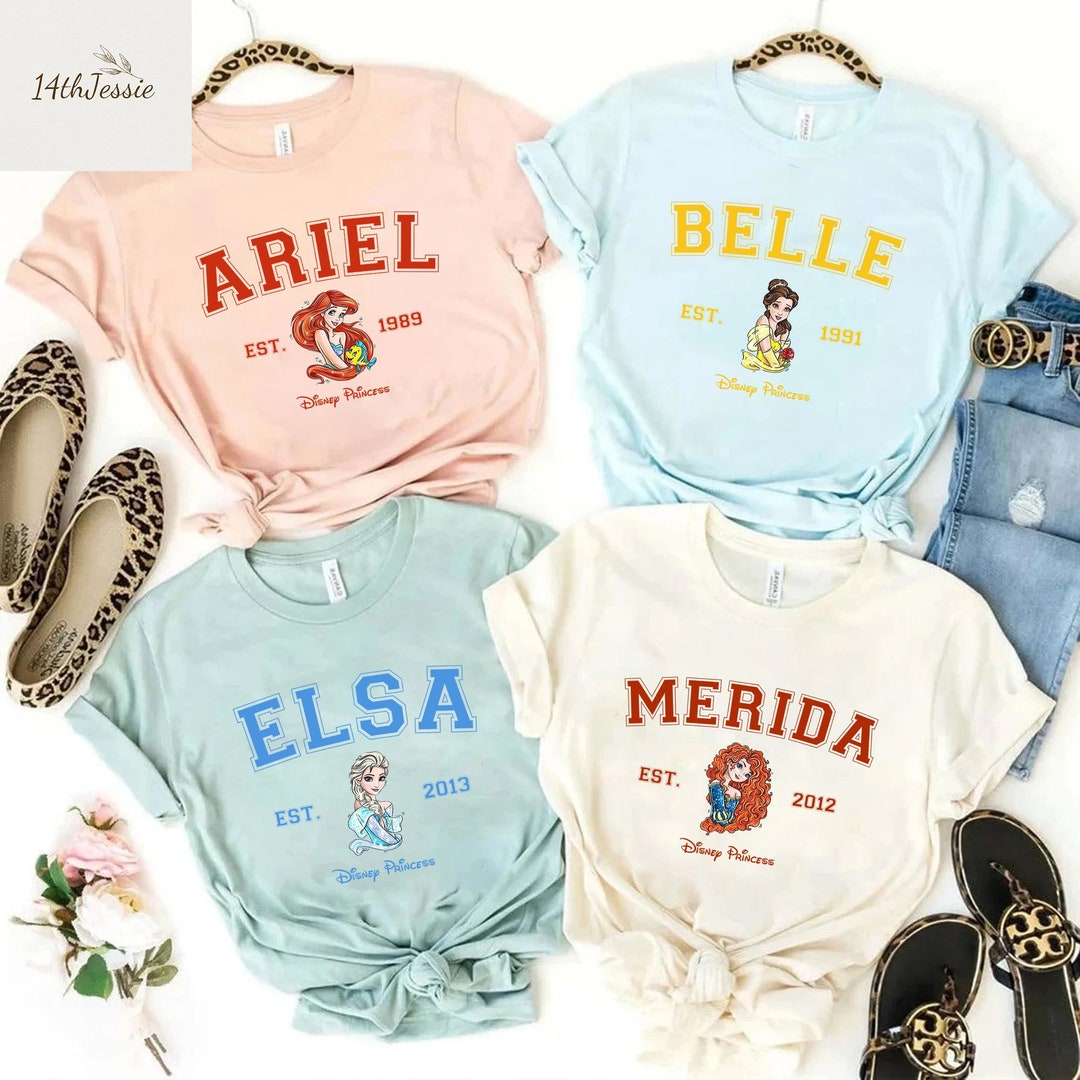 Disney Princess Shirt, Disney Matching Shirt, Princess Shirt, Disney Vacation Shirt, Disney ...