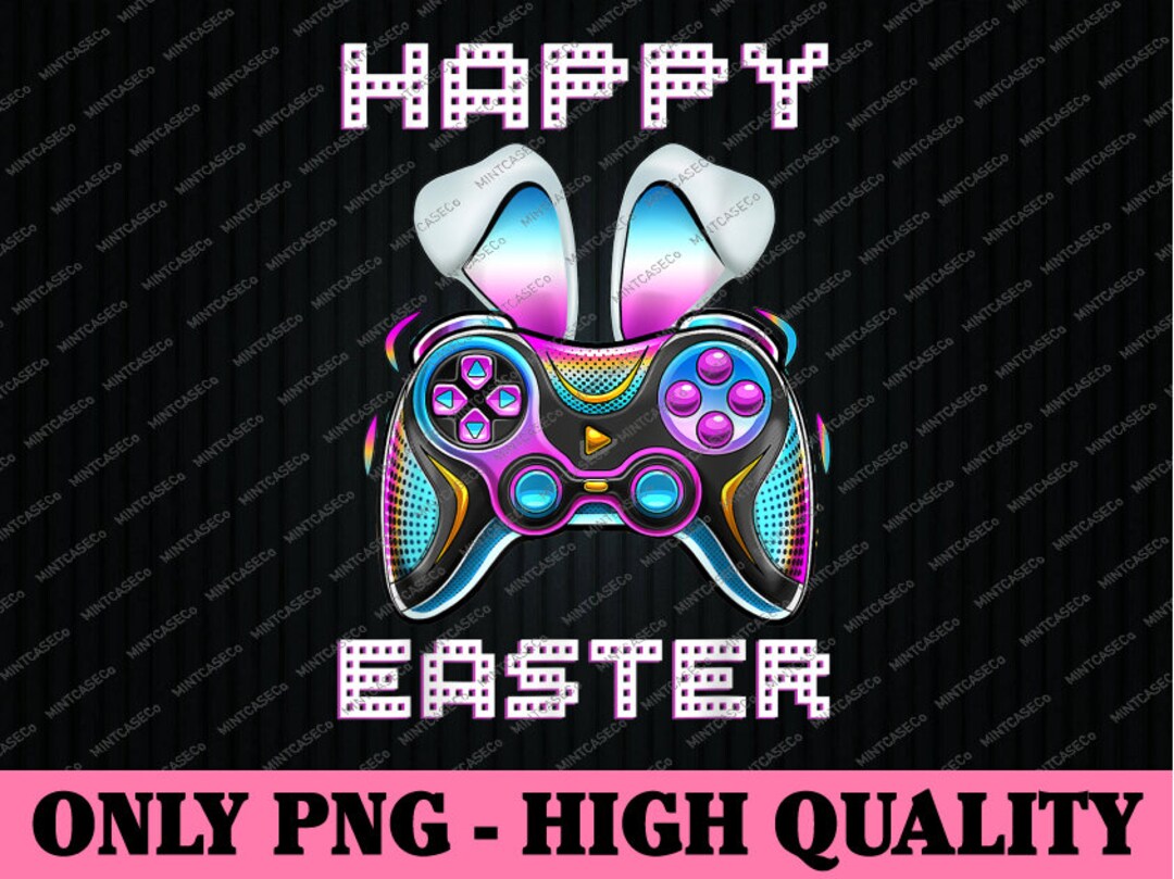 Video Game Easter Png, Bunny Gaming Controller Gamer Png, Easter Bunny ...