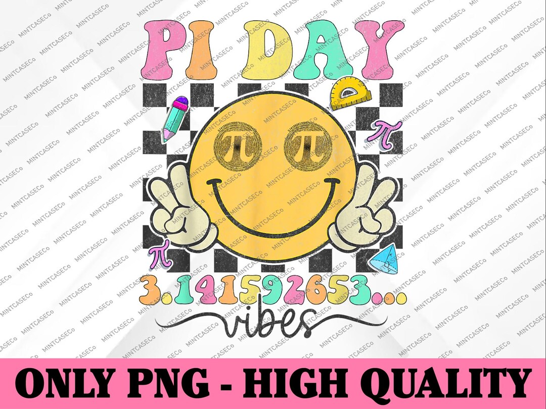 Happy Pi Day Png, Kids 3.14 Vibes Png, Cute Smile Face Pi Day Png,pi ...