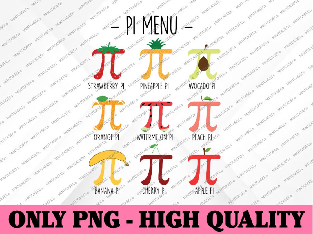 Pi Menu Math Teacher Png, Pi Symbol Math Nerd Png, Funny Math Pi Day ...