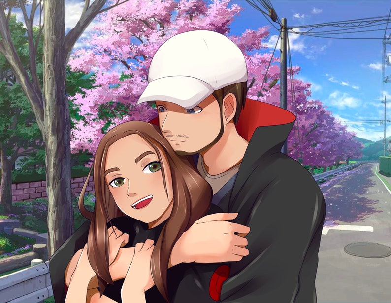 Custom Draw All Anime Style DIGITAL FILE Personalized - Etsy