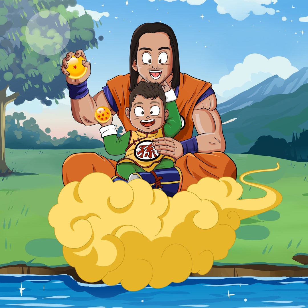 Draw You in DBZ Anime Style DIGITAL FILE Personalized - Etsy