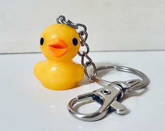 Voronoi 3D Printed Rubber Duck Keychain Get Ducked 4x4 - Etsy