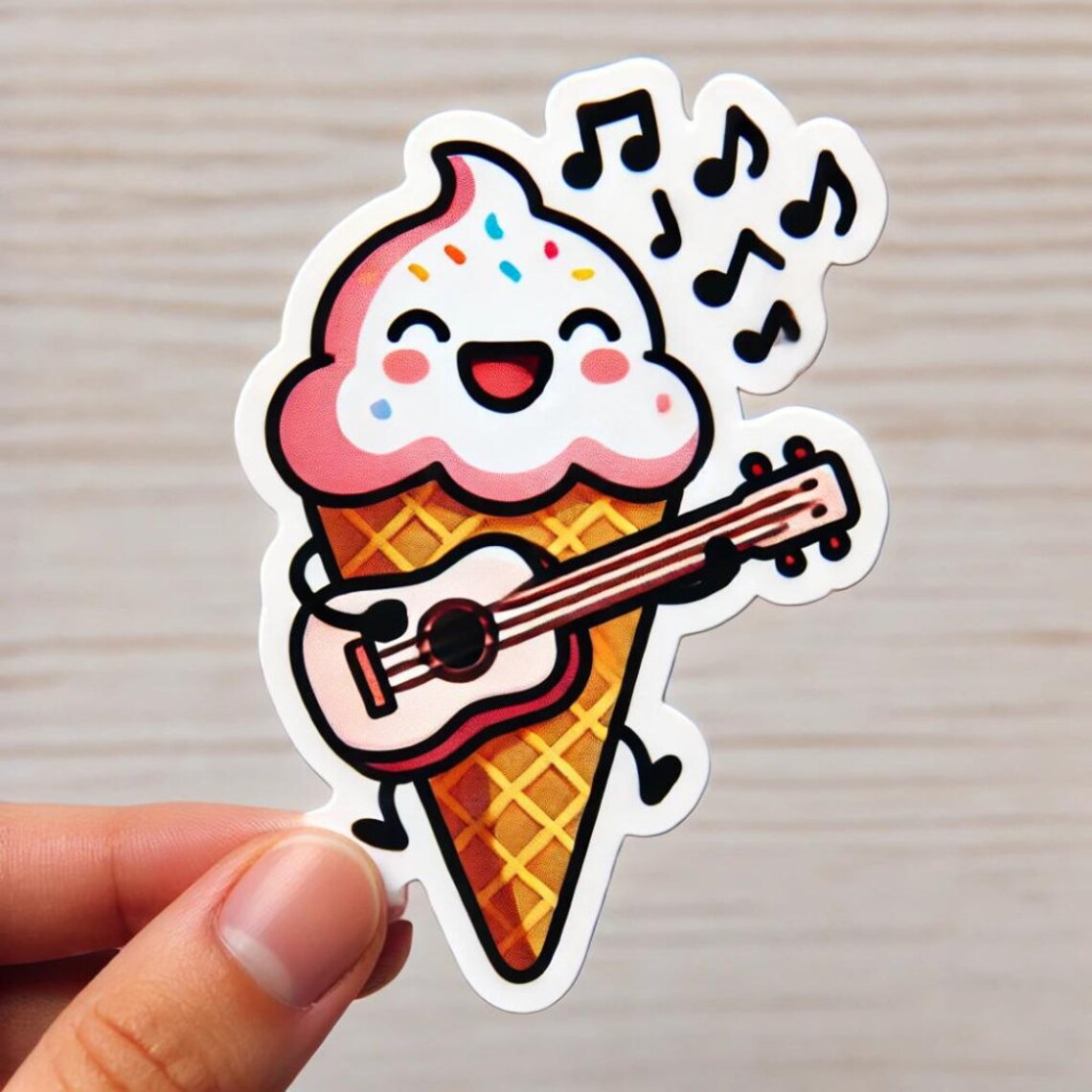 Cute Food Character Printable Stickers Png and Jpg, Print Cut Sticker ...