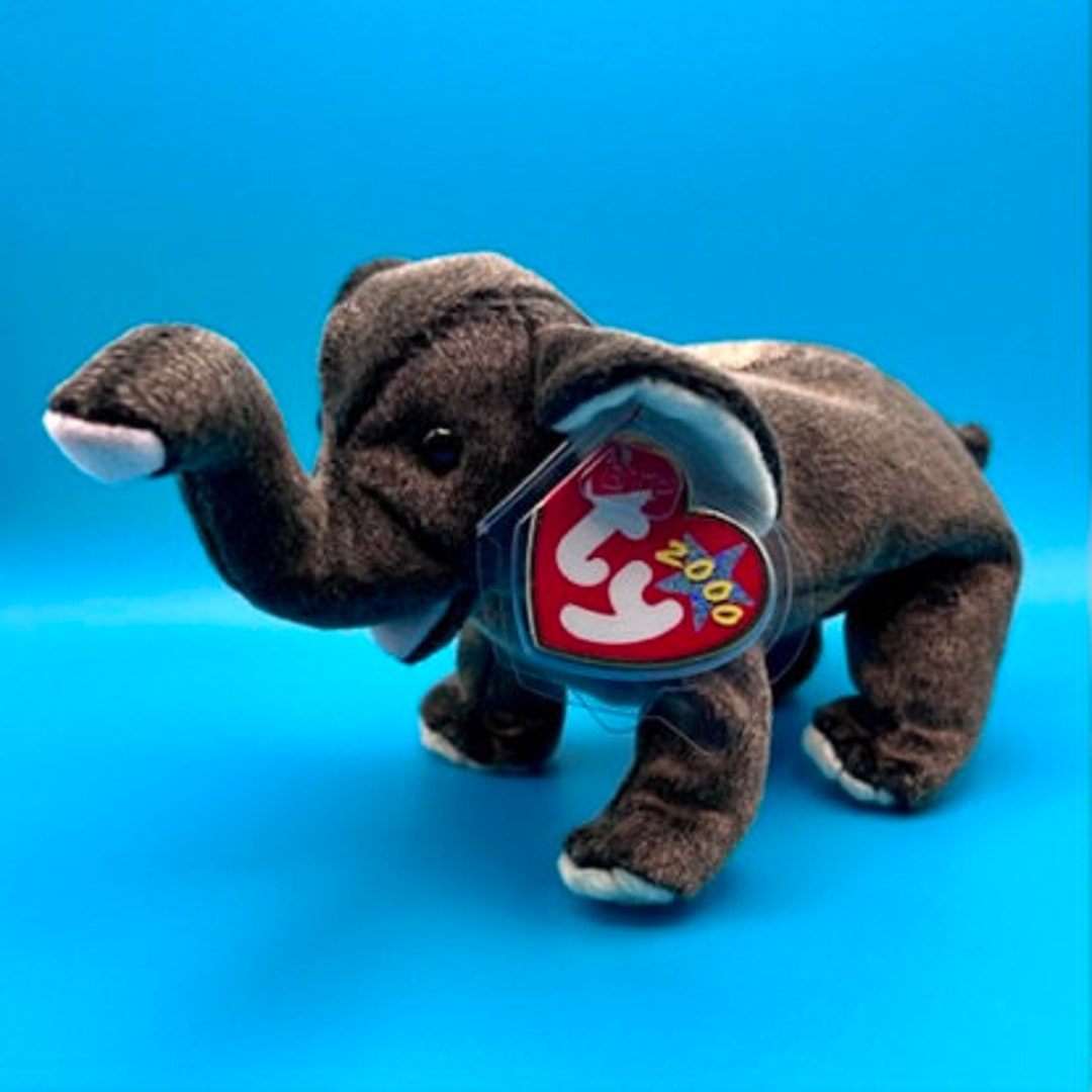 TY Beanie Baby TRUMPET the Elephant 8.5 Inch - Etsy