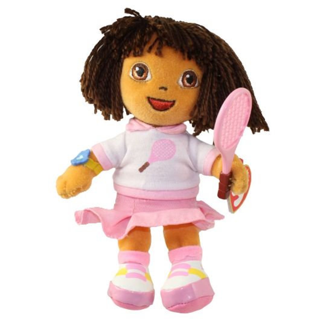 TY Beanie Baby - DORA the Explorer (dora Del Tenis Version) (7 Inch) - Etsy