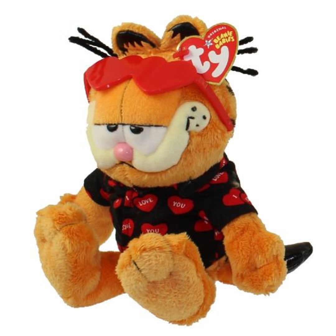 TY Beanie Baby - GARFIELD the Cat (happy Valentine's Day) (9 Inch) - Etsy