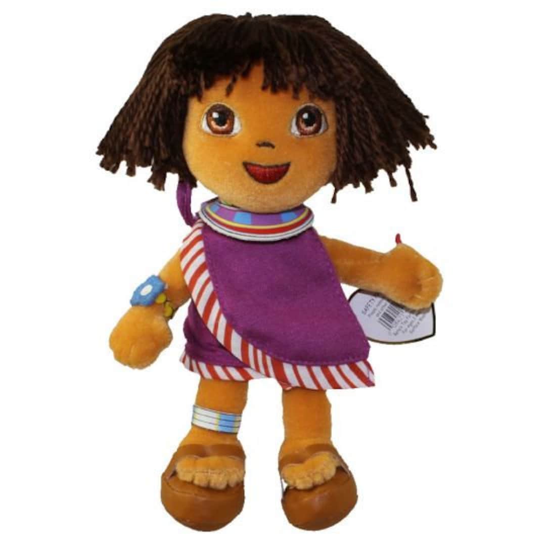 TY Beanie Baby DORA the Explorer tanzania Version 7.5 Inch - Etsy