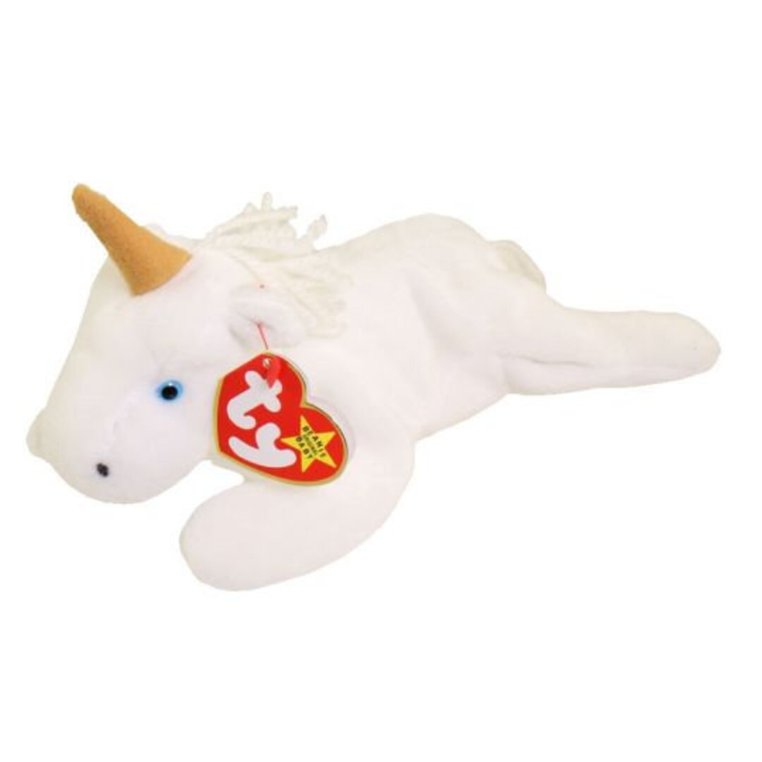 TY Beanie Baby - MYSTIC the Unicorn (tan Horn & Yarn Mane) (8 Inch) - Etsy