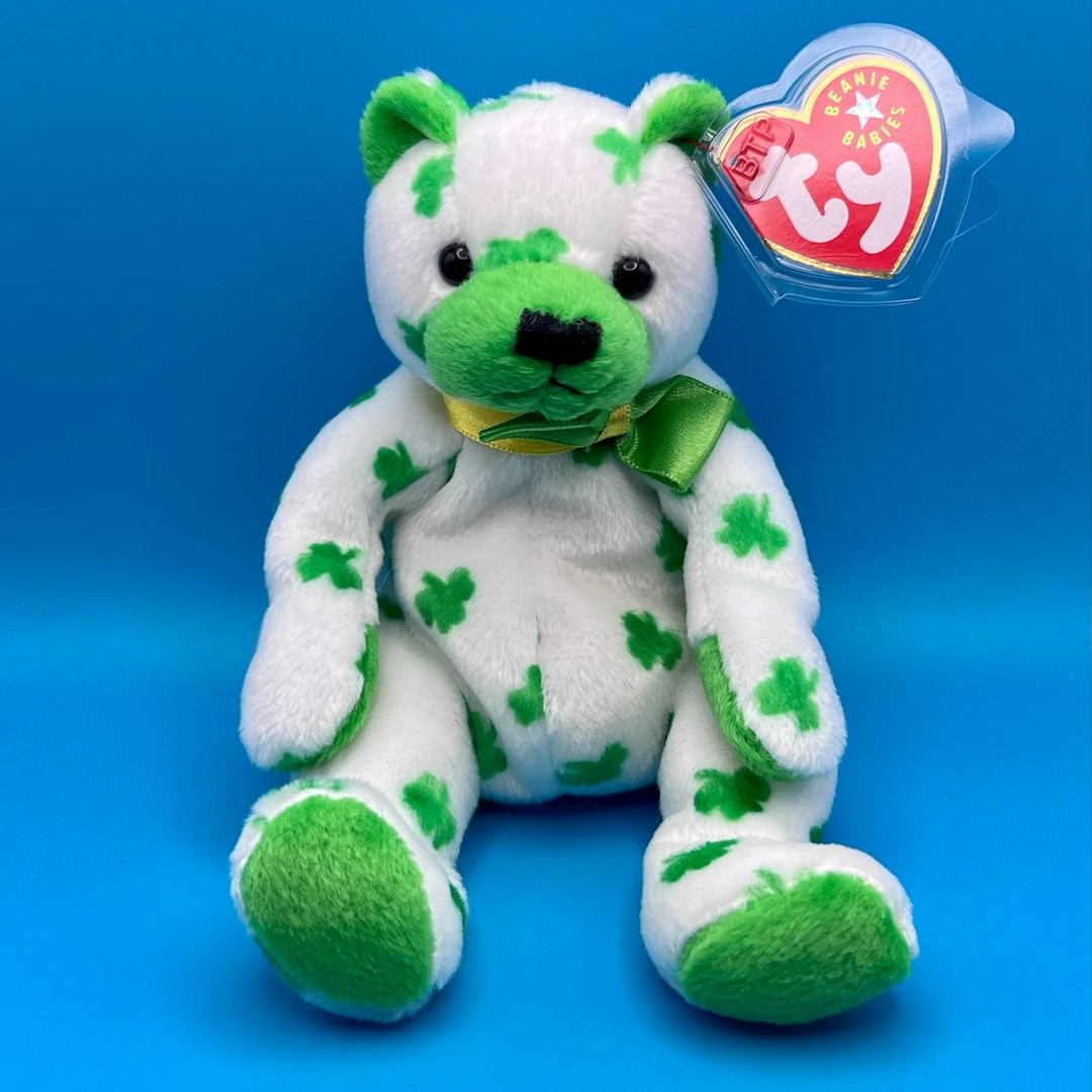 TY Beanie Baby - CLOVER the Irish Bear (7.5 Inch) - Etsy
