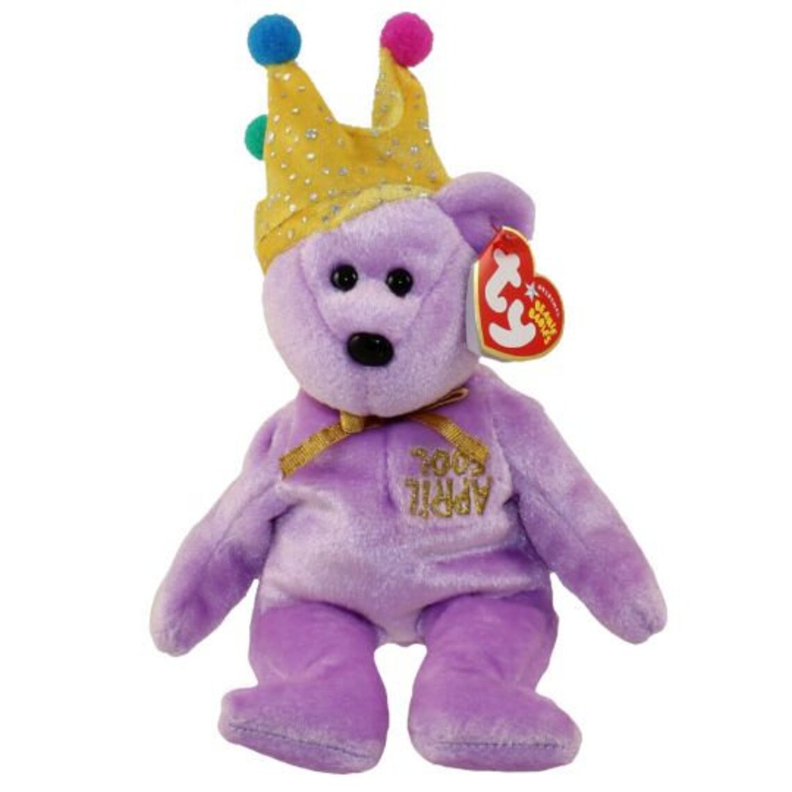 TY Beanie Baby JOKESTER the Bear internet Exclusive 10 Inch - Etsy