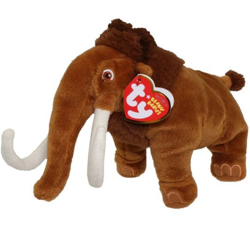 TY Beanie Baby - MANNY the Mammoth ( Ice Age 3 Movie Beanie ) (8.5 Inch ...