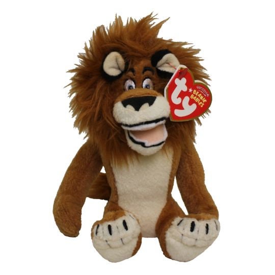 TY Beanie Baby - ALEX the Lion ( Madagascar 2 - Movie Beanie ) (6 Inch ...