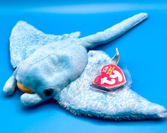 Sunray the Manta Ray TY Beanie Baby - Etsy