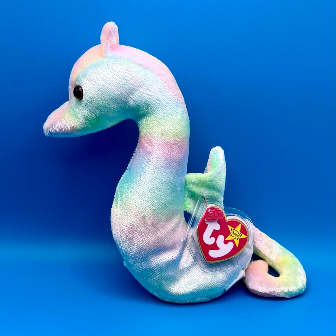 TY Beanie Baby - NEON the Seahorse (7.5 Inch) - Etsy