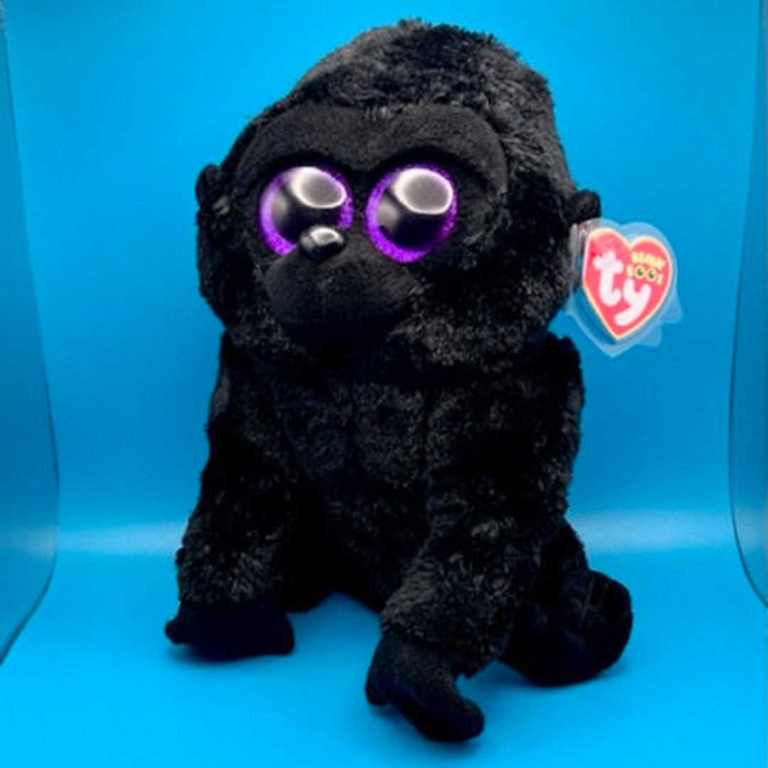 TY Beanie Boos GEORGE the Gorilla glitter Eyes medium - Etsy