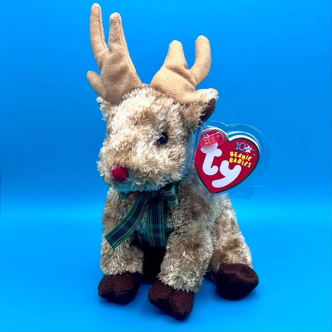 TY Beanie Baby - RUDY the Reindeer (6.5 Inch) - Etsy
