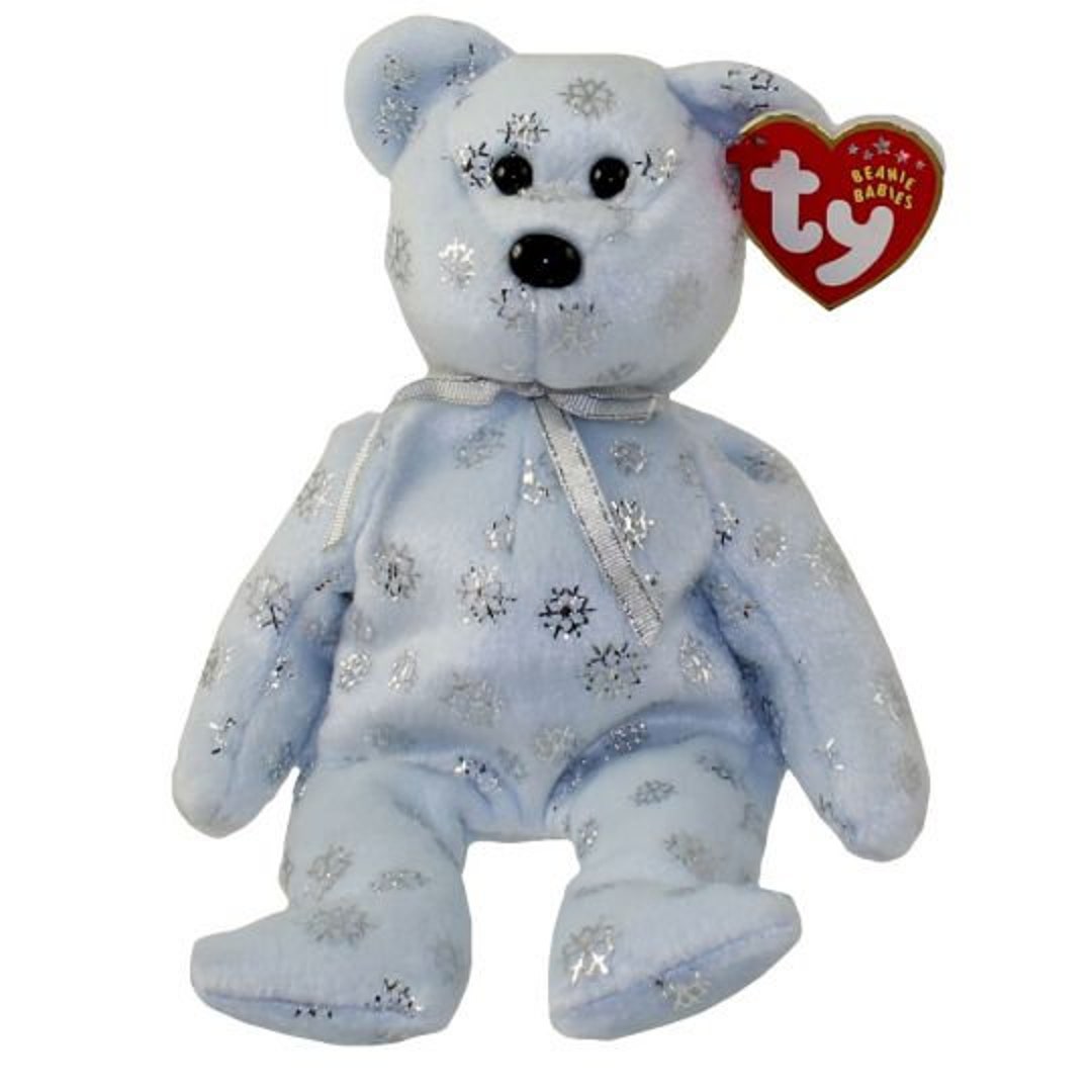 TY Beanie Baby - FLAKY the Snowflake Bear (8.5 Inch) - Etsy