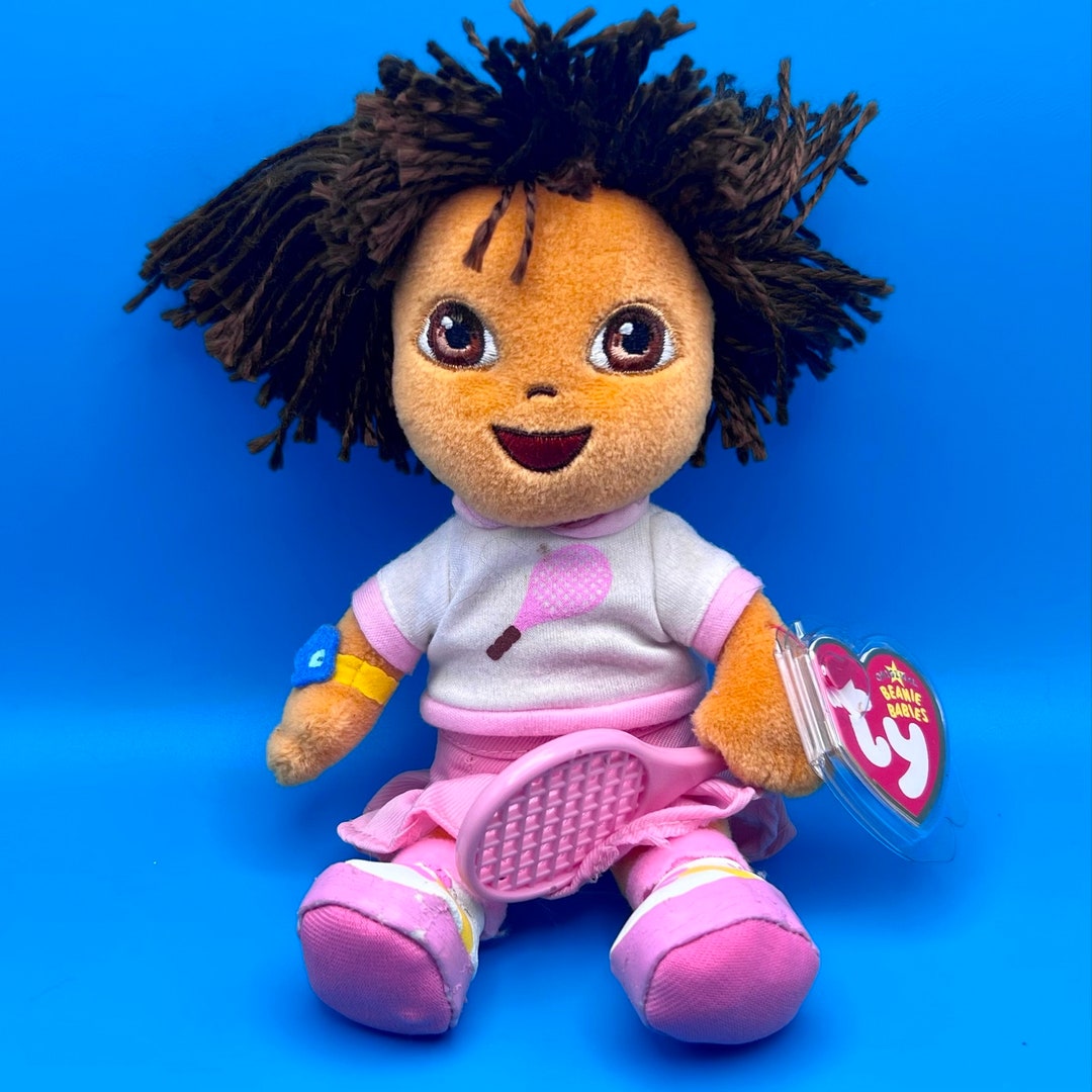 TY Beanie Baby DORA the Explorer dora Del Tenis Version 7 Inch - Etsy