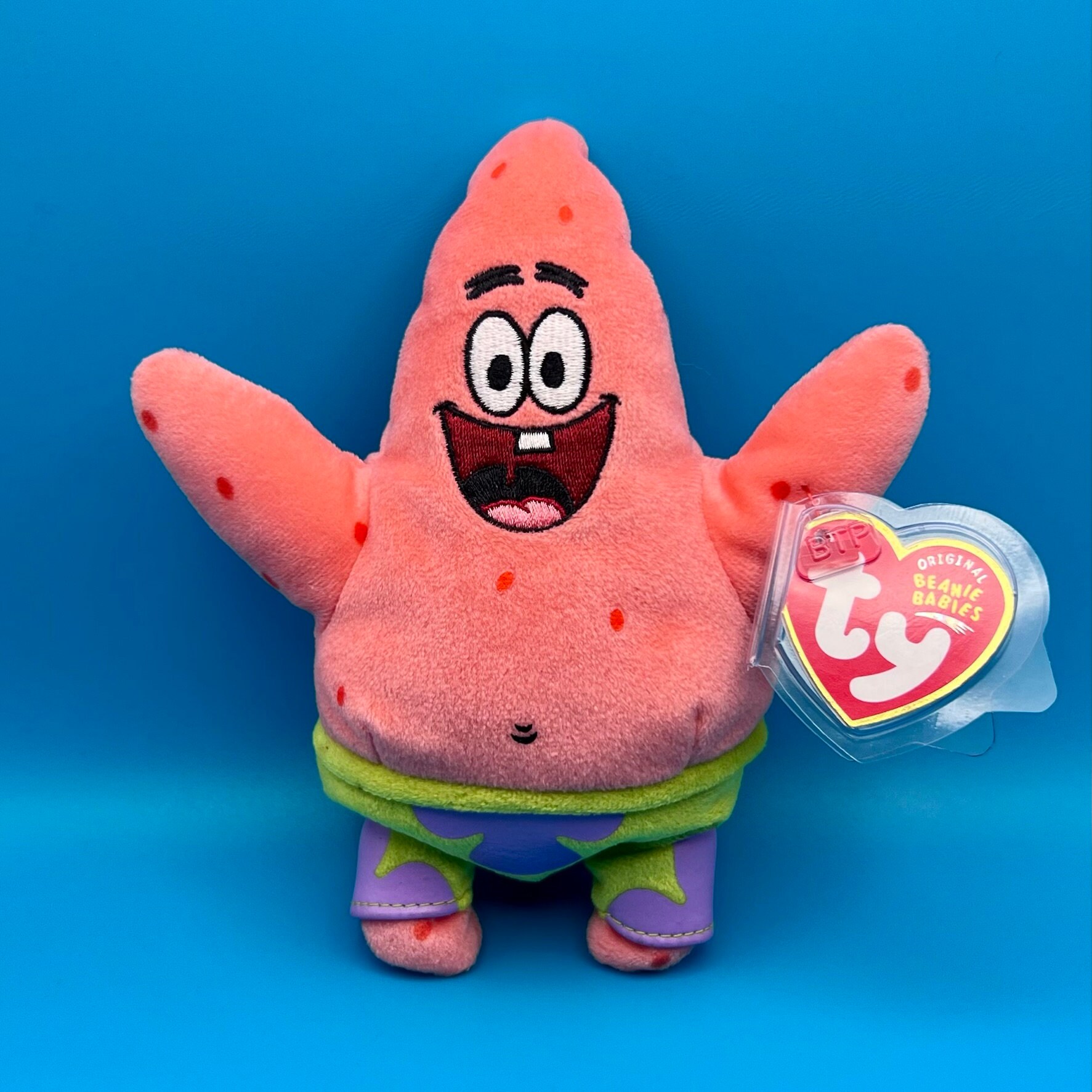 TY Beanie Baby - PATRICK STAR ( Spongebob Movie Promo ) (7 Inch) - Etsy