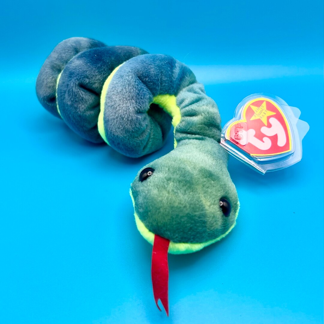 TY Beanie Baby HISSY the Snake 3.5 Inch 25 Inch - Etsy