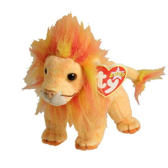 TY Beanie Baby BUSHY the Lion 7 Inch Etsy UK