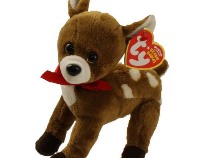 TY Beanie Baby CHESTNUT the Reindeer 6 Inch - Etsy