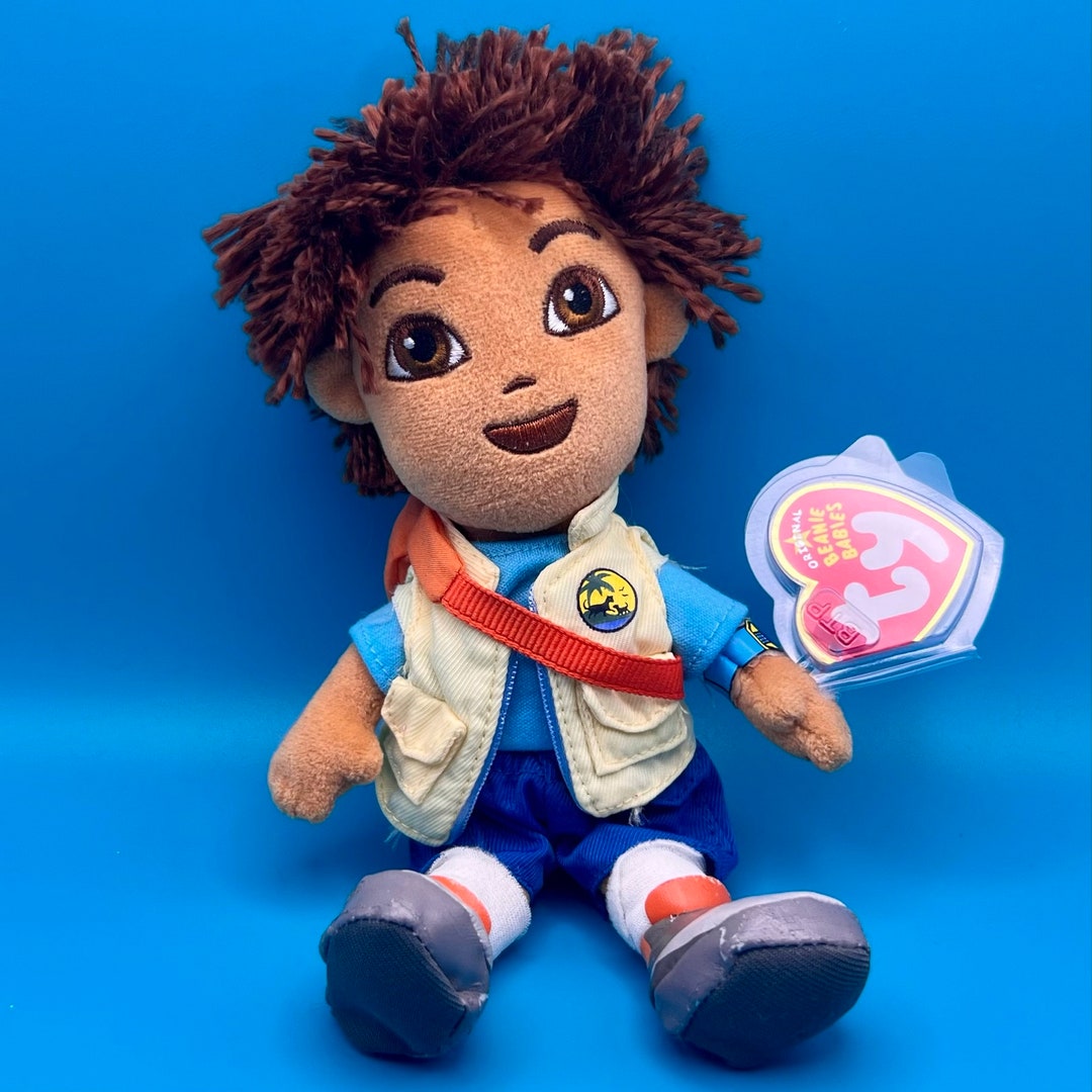 TY Beanie Baby DIEGO blue Shirt & Blue Pants Nick Jr. - Etsy Canada
