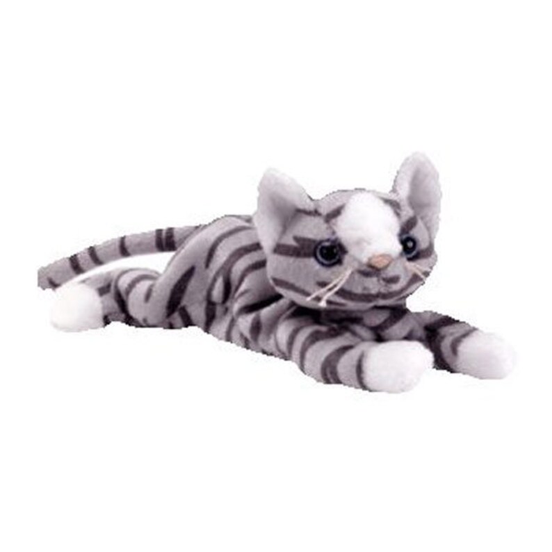 TY Beanie Baby - PRANCE the Gray Tabby Cat (8 Inch) - Etsy