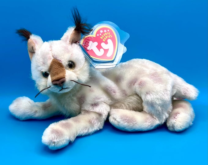 TY Beanie Baby TRACKS the Lynx 6.5 Inch - Etsy