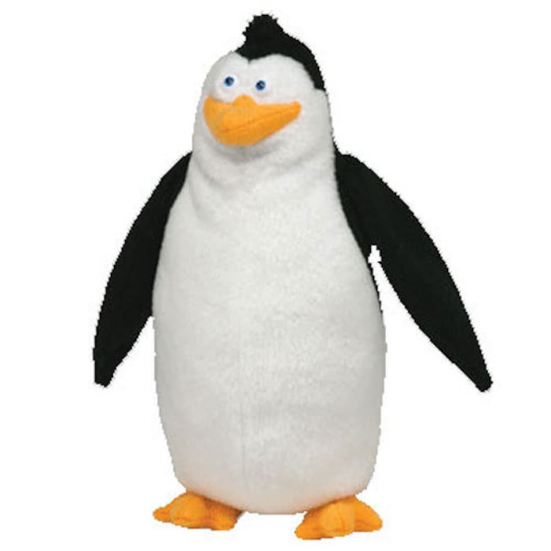TY Beanie Baby - RICO the Penguin ( Penguins of Madagascar Movie Beanie ...