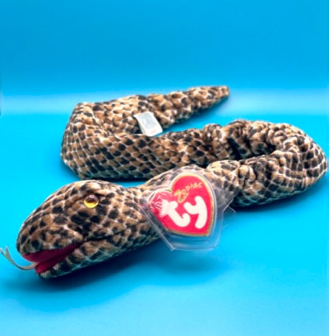 TY Beanie Baby - THE SNAKE Chinese Zodiac (7.5 Inch)(26 Inch Stretched ...