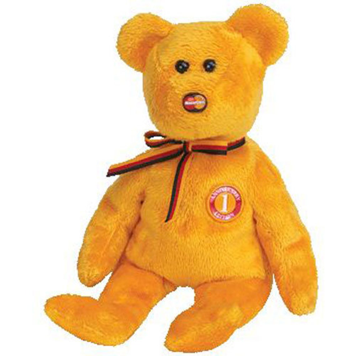 TY Beanie Baby MC MASTERCARD Bear Anniversary Edition 1 credit Card ...
