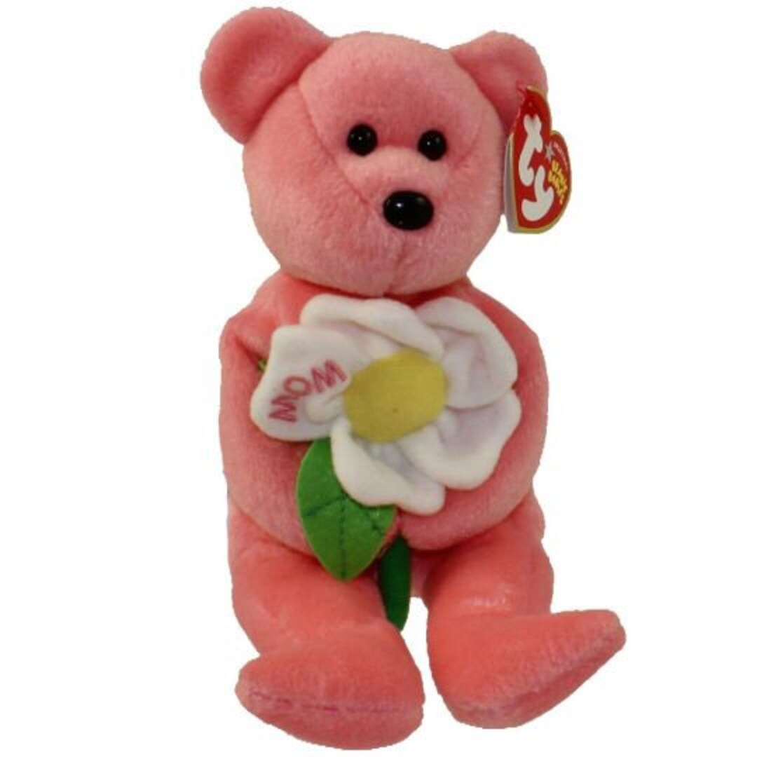 TY Beanie Baby - DEARLY the Bear (hallmark Gold Crown Exclusive) (8.5 ...