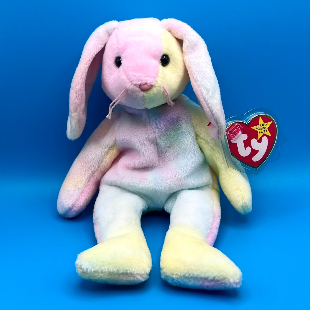 TY Beanie Baby - HIPPIE the Tie-dyed Bunny (8.5 Inch) - Etsy