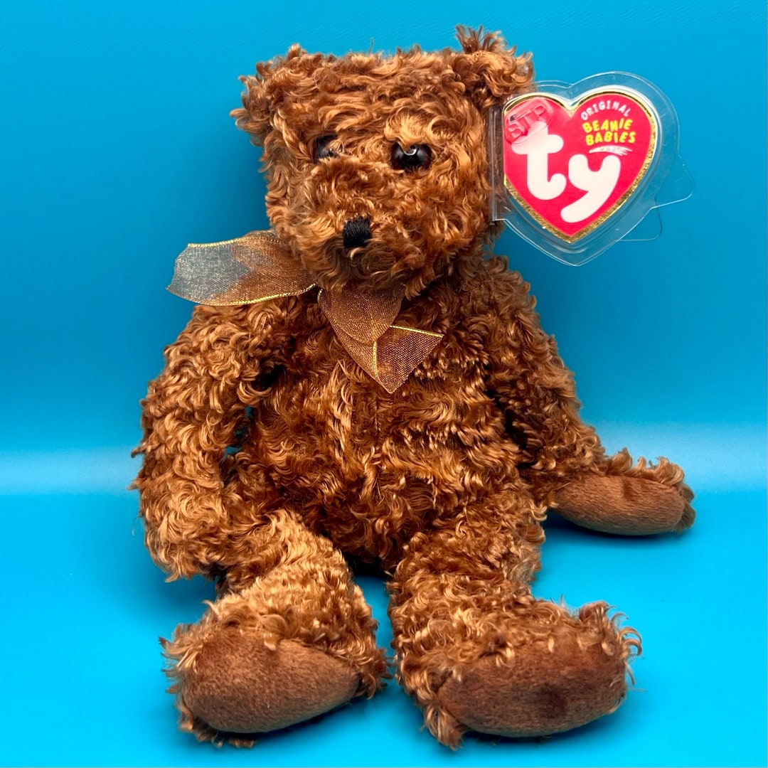 TY Beanie Baby - HAWTHORNE the Bear (8.5 Inch) - Etsy