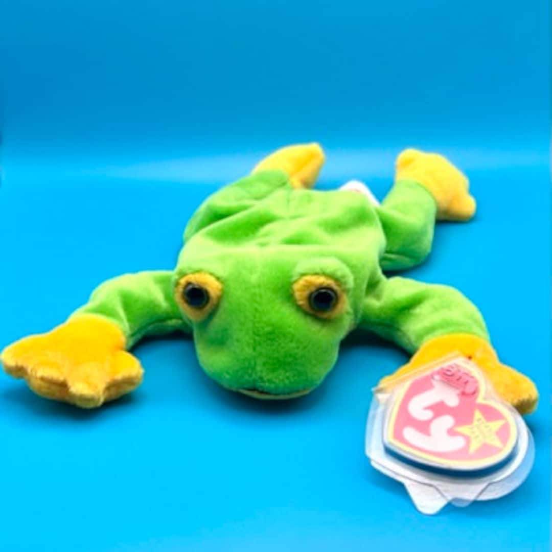 TY Beanie Baby - SMOOCHY the Frog (8 Inch) - Etsy