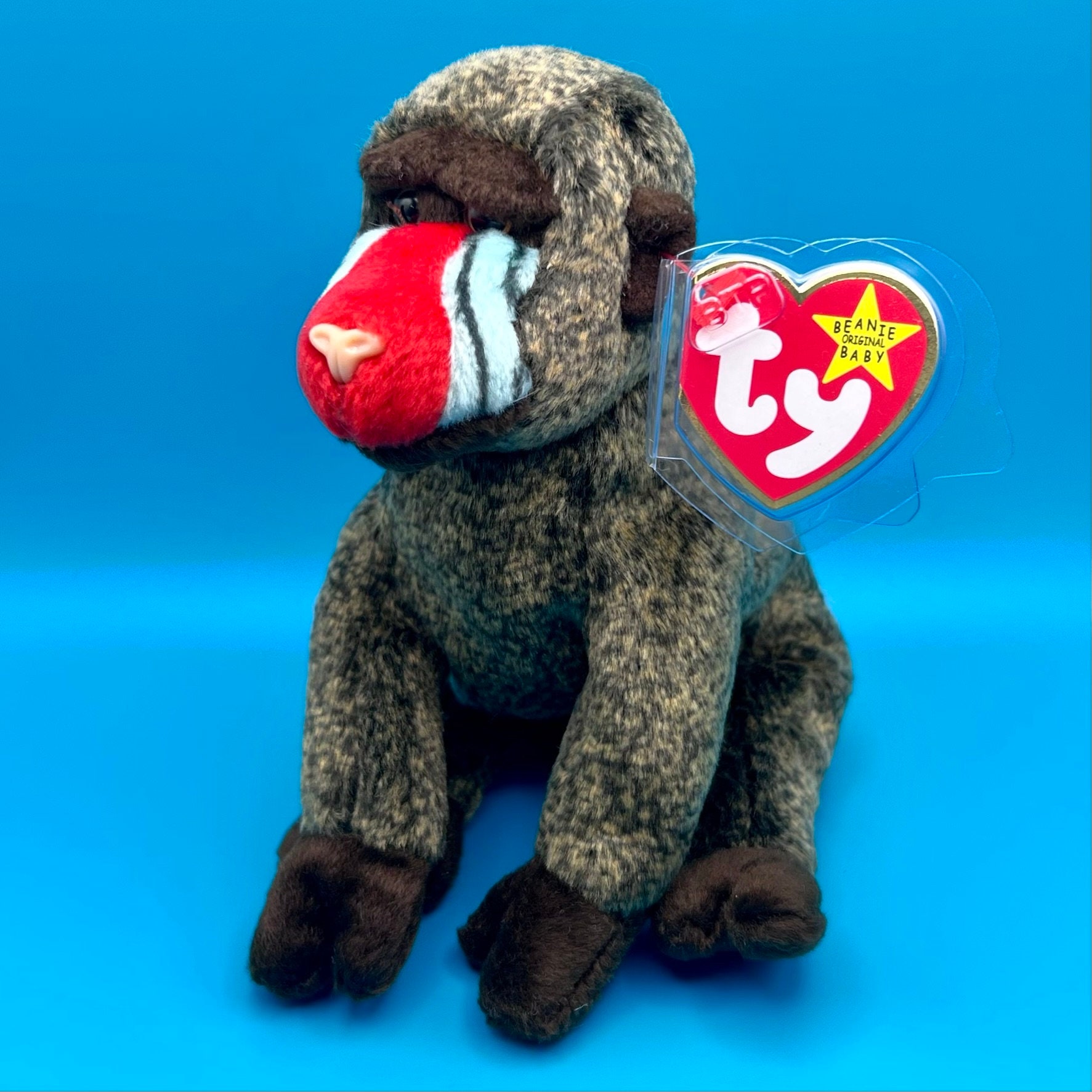 TY Beanie Baby CHEEKS the Baboon 6 Inch Etsy UK