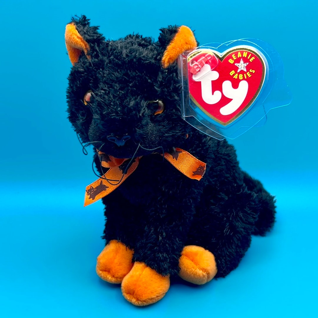 TY Beanie Baby - FRAIDY the Black Cat (6 Inch) - Etsy