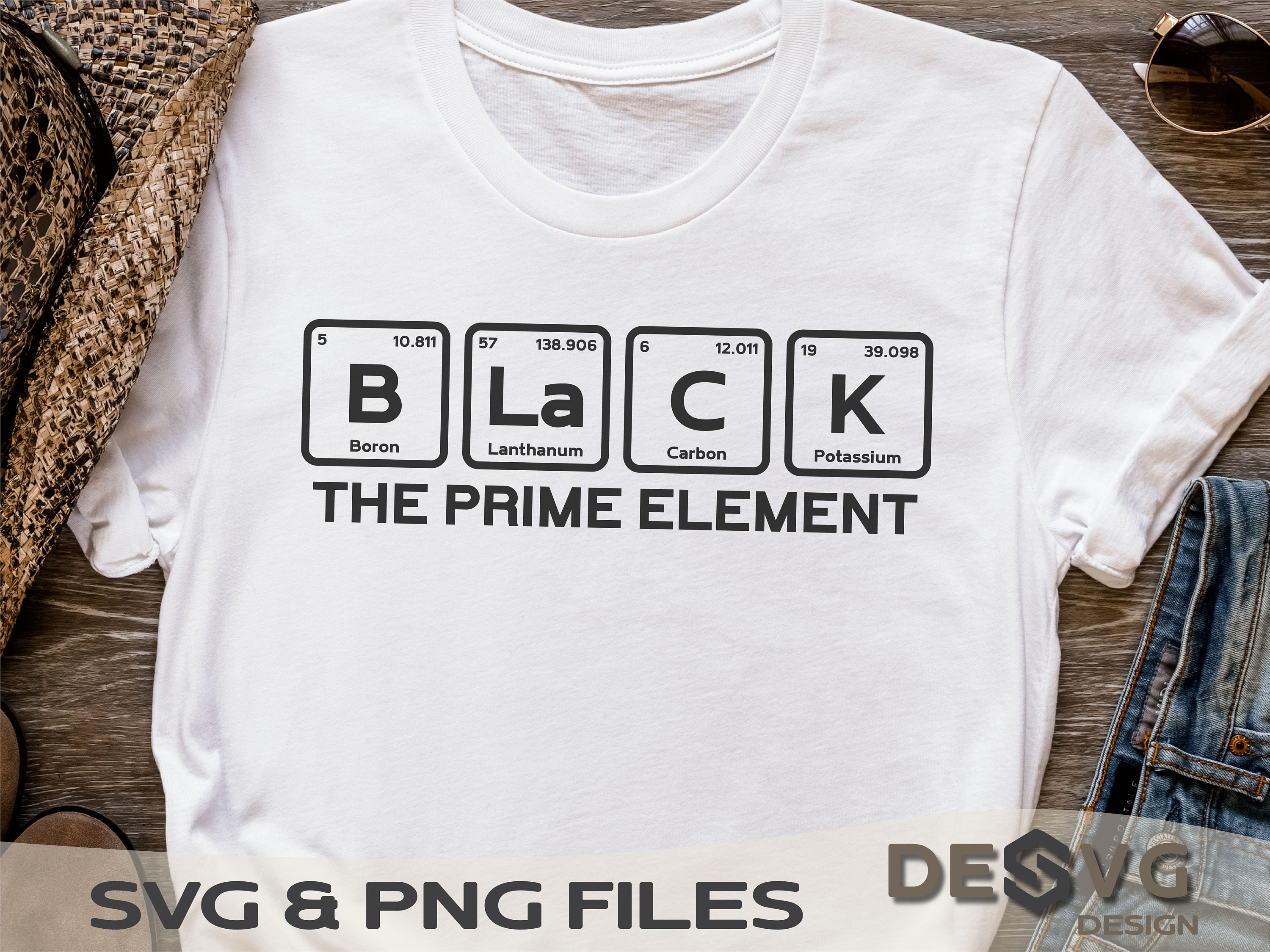 Black the Prime Element Svg, Periodic Table, Black History, Black ...