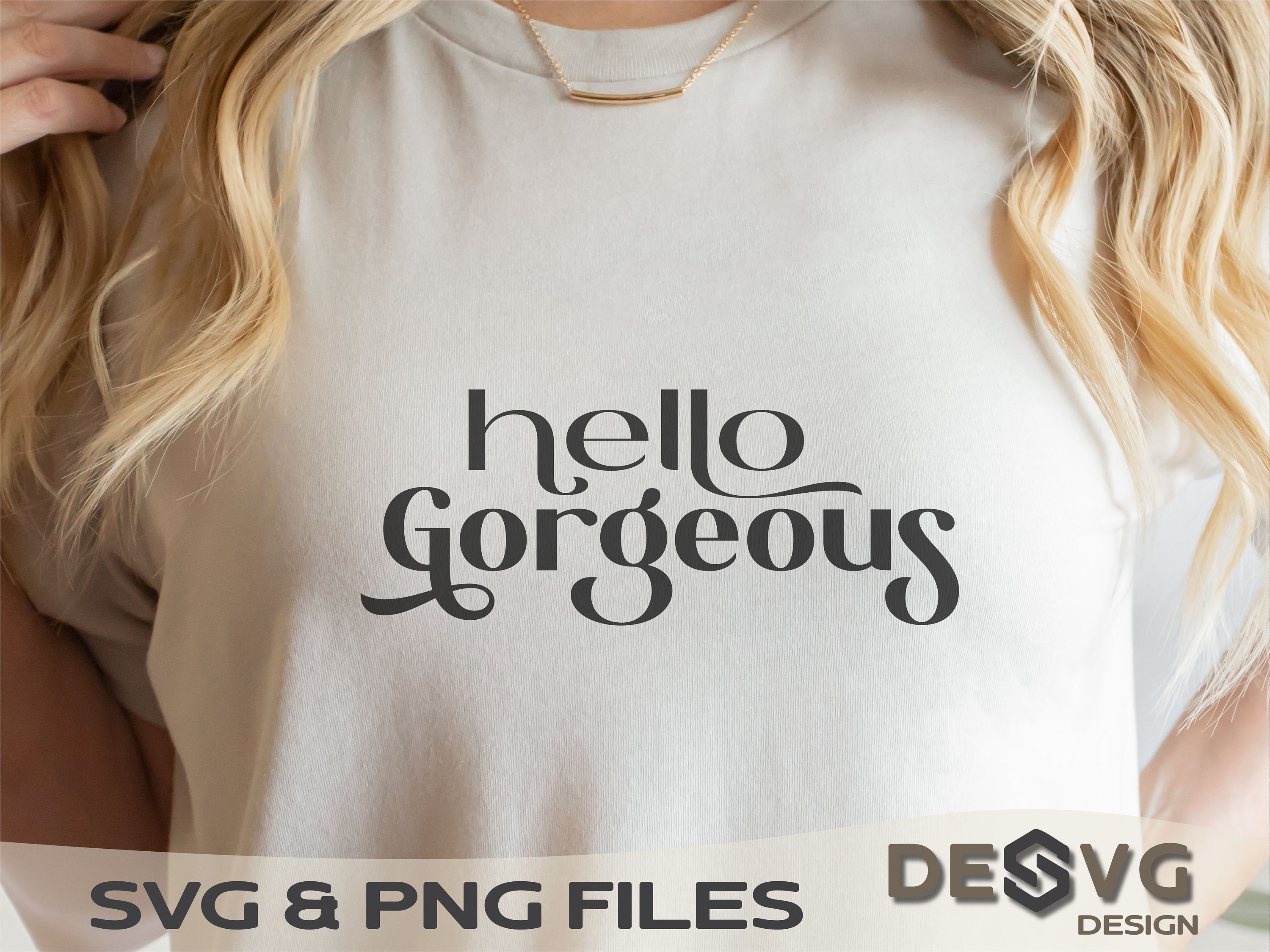 Hello Gorgeous SVG, Quotes Svg, Makeup Bag Svg, Beautiful Svg, Hello ...