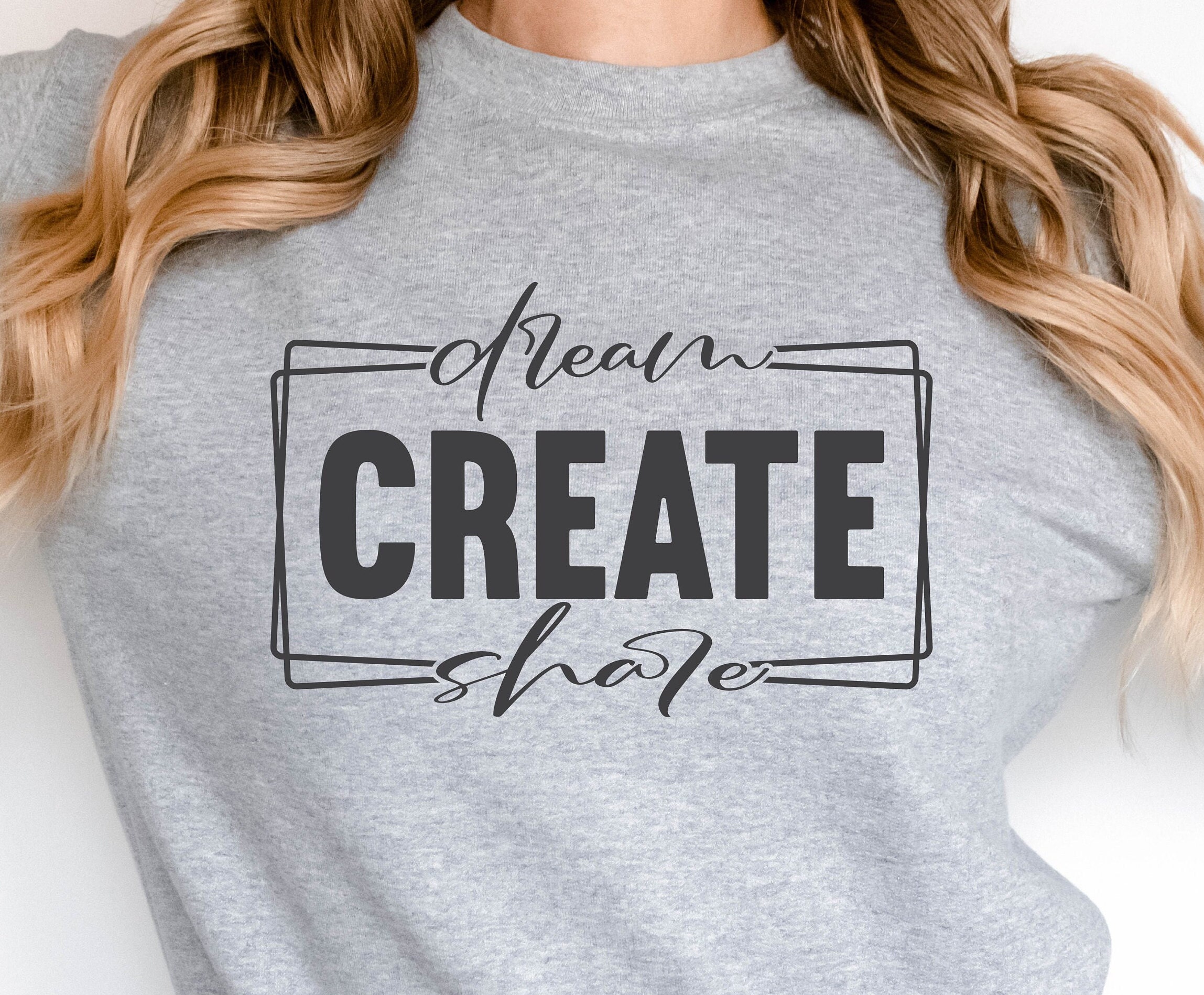 Dream Svg, Create Svg, Share Svg, Designer Svg, Inspire Svg, Girl Boss ...