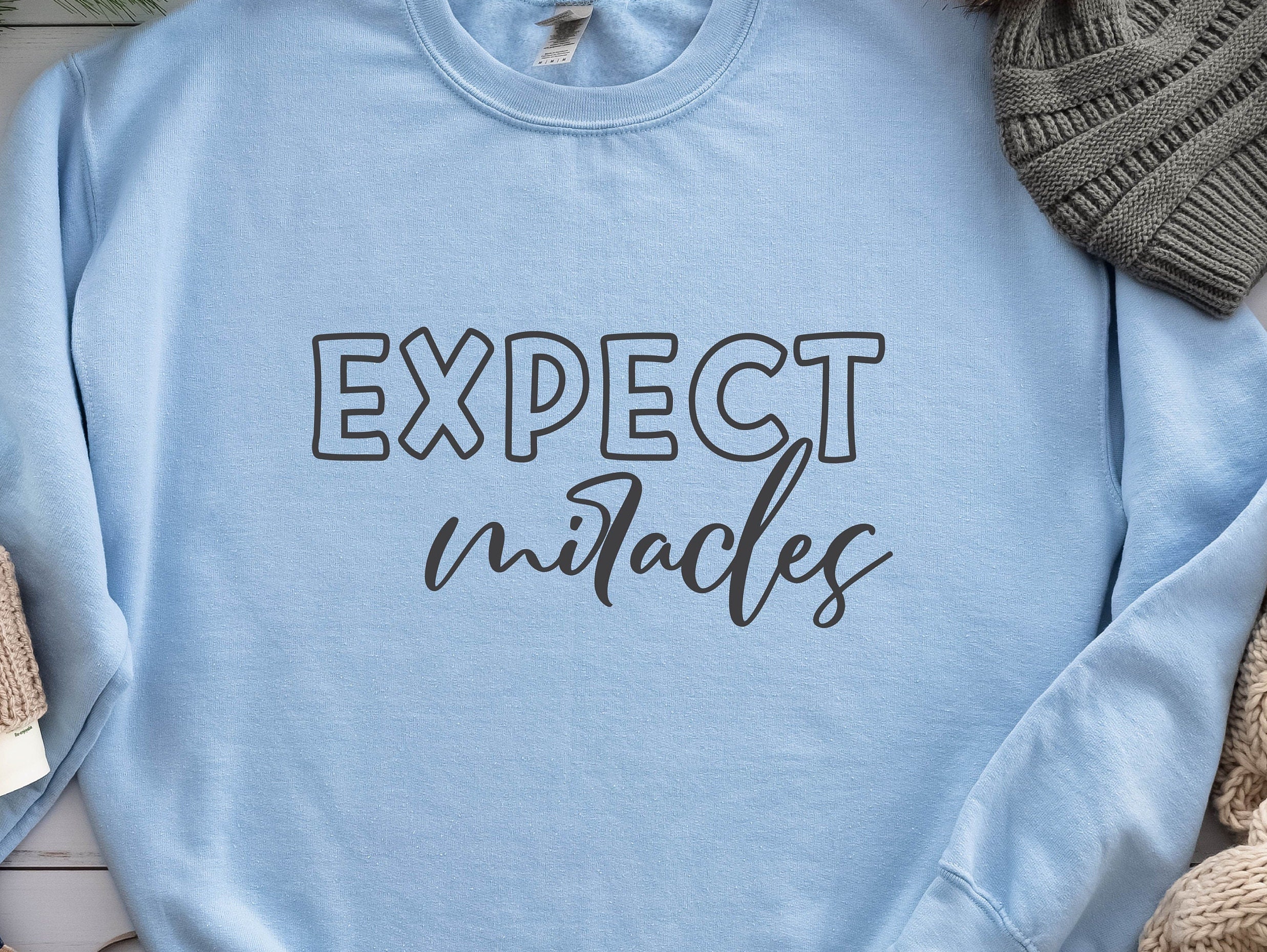 Expect Miracles SVG, Motivational Svg, Inspirational Svg, Positive ...