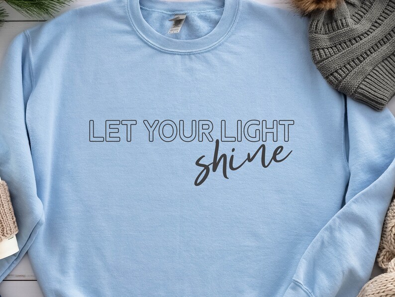 Deje que su luz brille SVG, Christian Svg, Bible Verse Svg, Be The ...