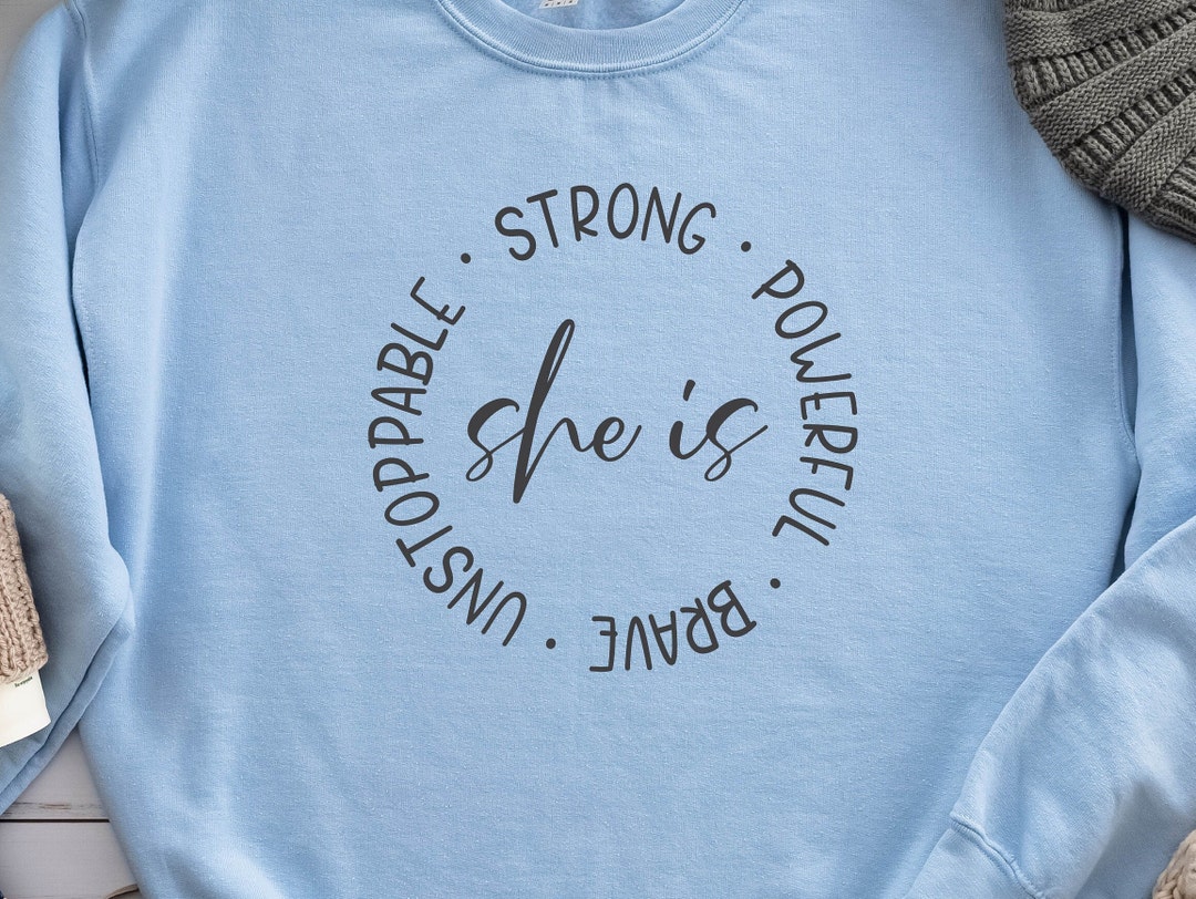 She is Strong SVG, Girl Power Svg, Powerful Svg, Unstoppable Svg, She ...