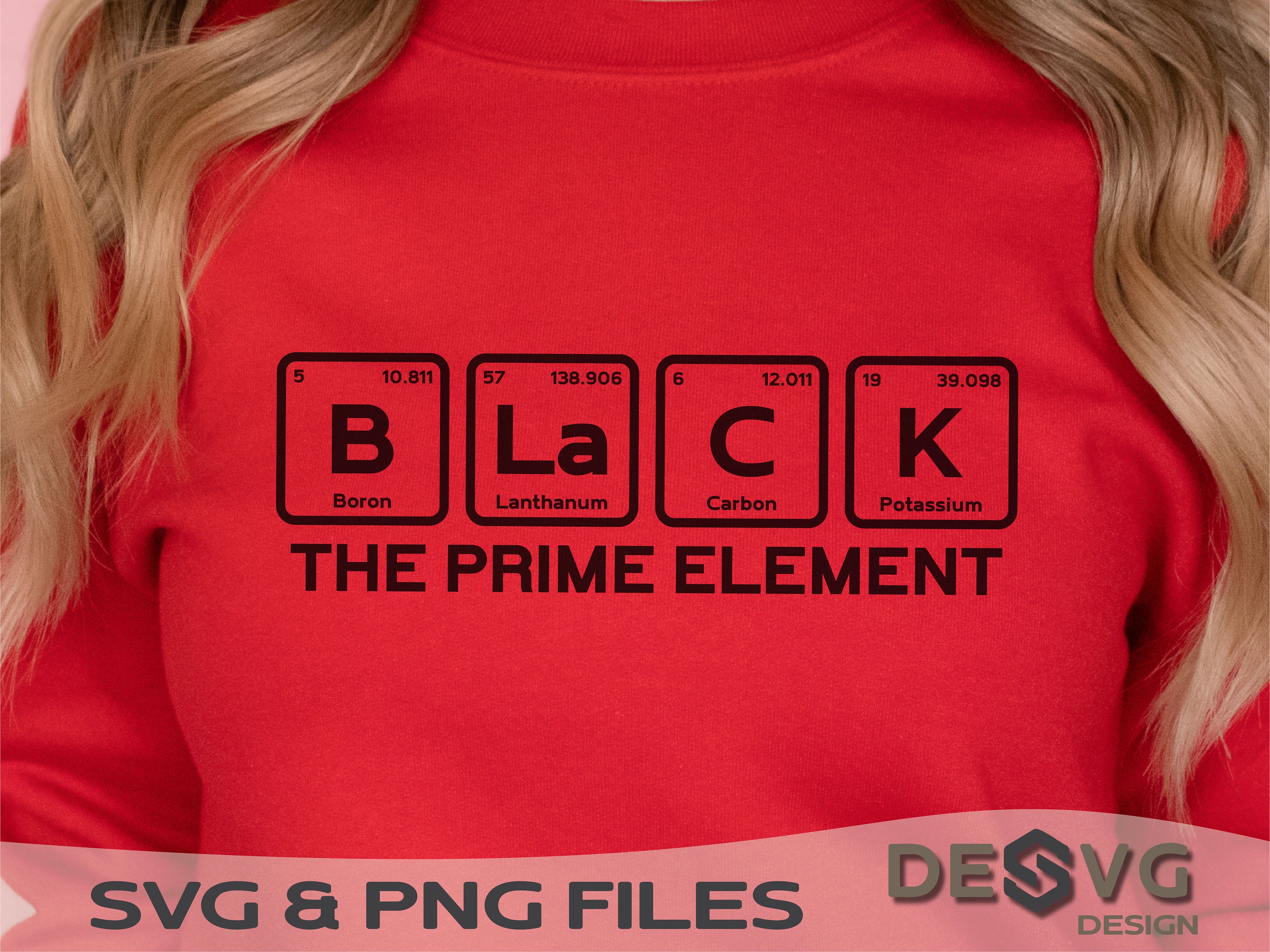 Black the Prime Element Svg, Periodic Table, Black History, Black ...