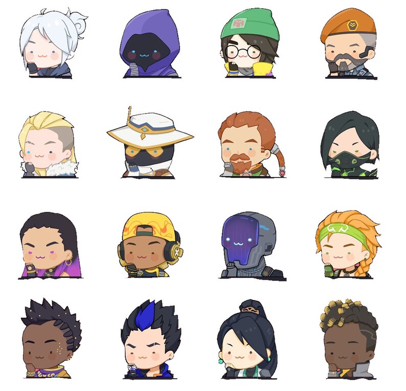 Valorant Cute Characters, SVG, PNG - Etsy