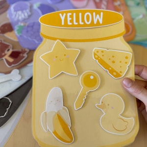 Color Matching Game for Kids, Toddler Color Printable, Montessori ...