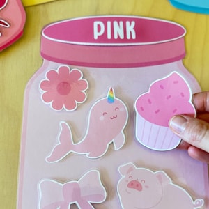 Color Matching Game for Kids, Toddler Color Printable, Montessori ...