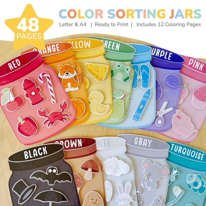 Colors Matching Jars - Etsy